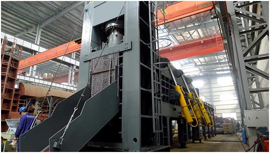 Heavy Duty Shear Press - Rowland Engineering - Recycling Equipment